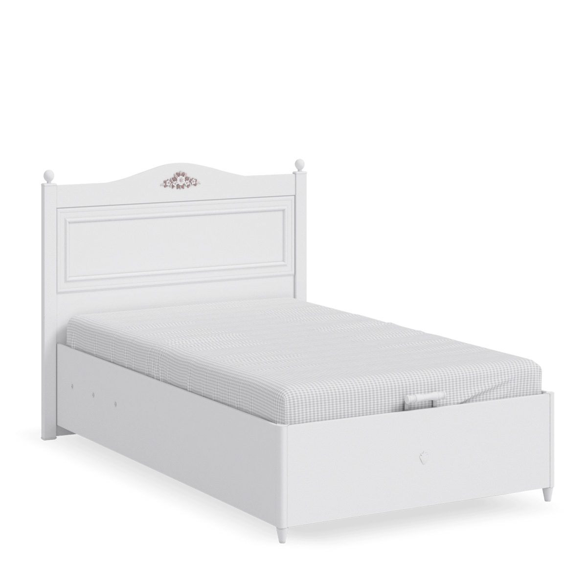 RUSTIC WHITE KREVET SA KUTIJOM (120x200 cm) 20.72.1706.00 | Akcija i Cena - URBAN LINE