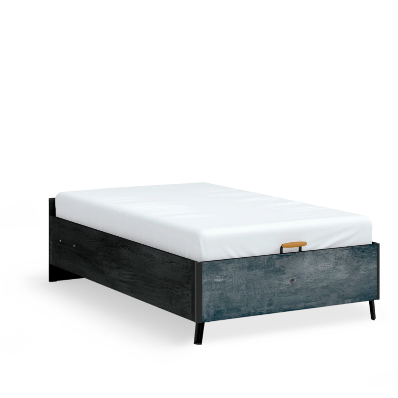 DARK METAL KREVET SA KUTIJOM BEZ UZGLAVLJA (120X200 cm) 20.52.1706.00 | Akcija i Cena - URBAN LINE